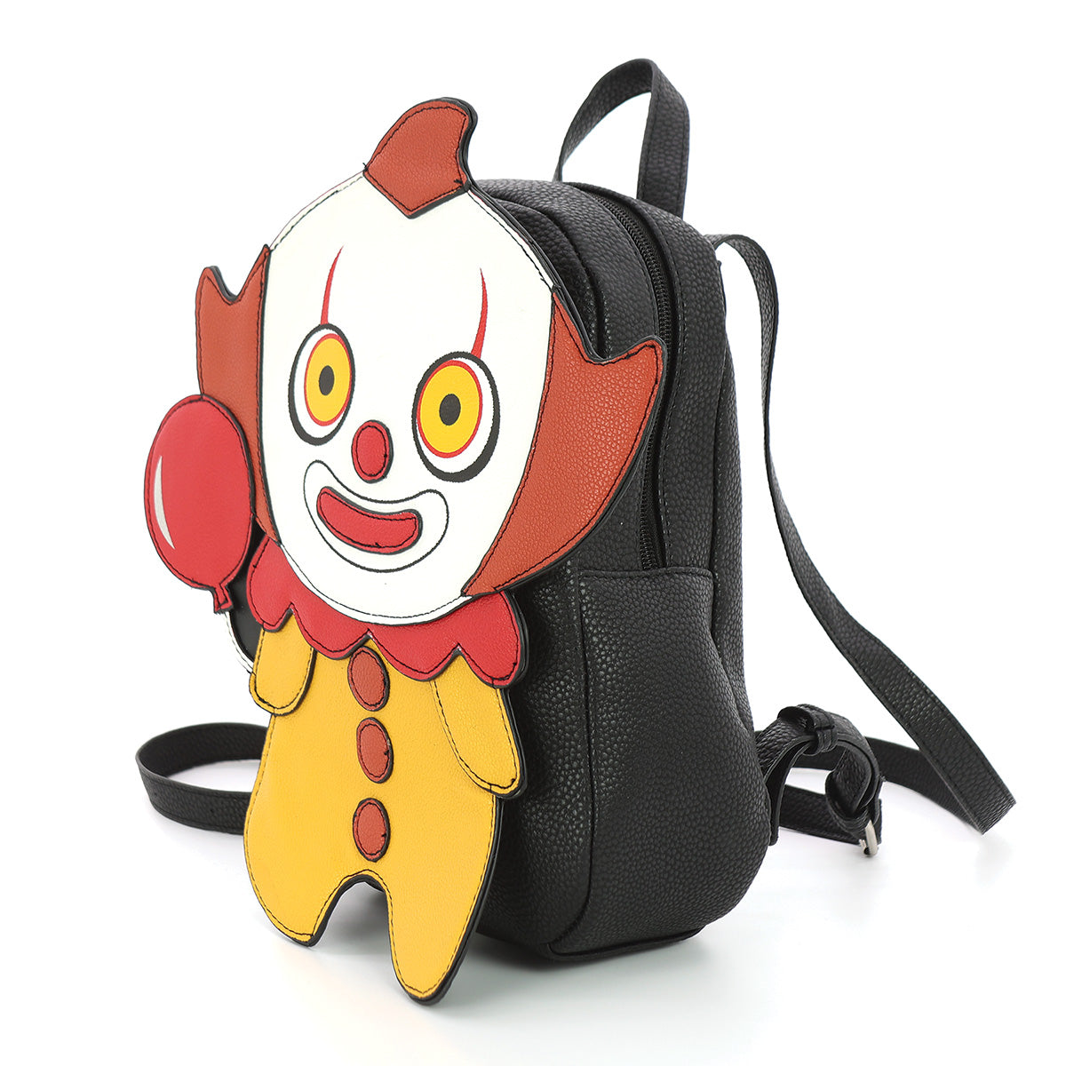 Cute Scary Clown Mini Backpack in Vinyl – www.comecoinc.com