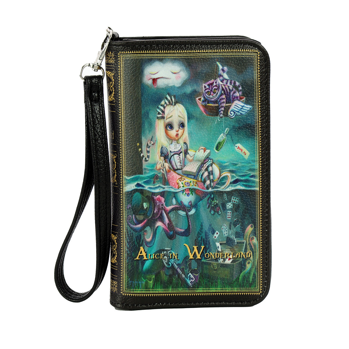 Teary Alice in Wonderland Wallet in Vinyl – www.comecoinc.com
