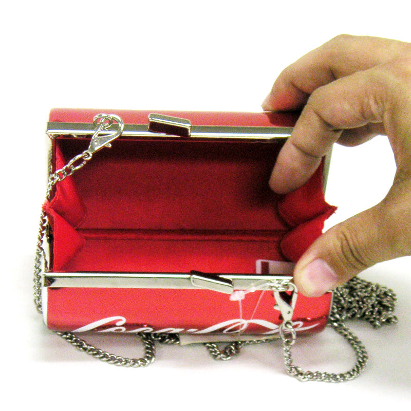 Officially Licensed Coca-Cola Can Bag Metallic Red – www.comecoinc.com
